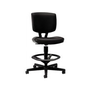 HON Volt Armless Task Stool Chair with Rolling Base and Office Desk ...