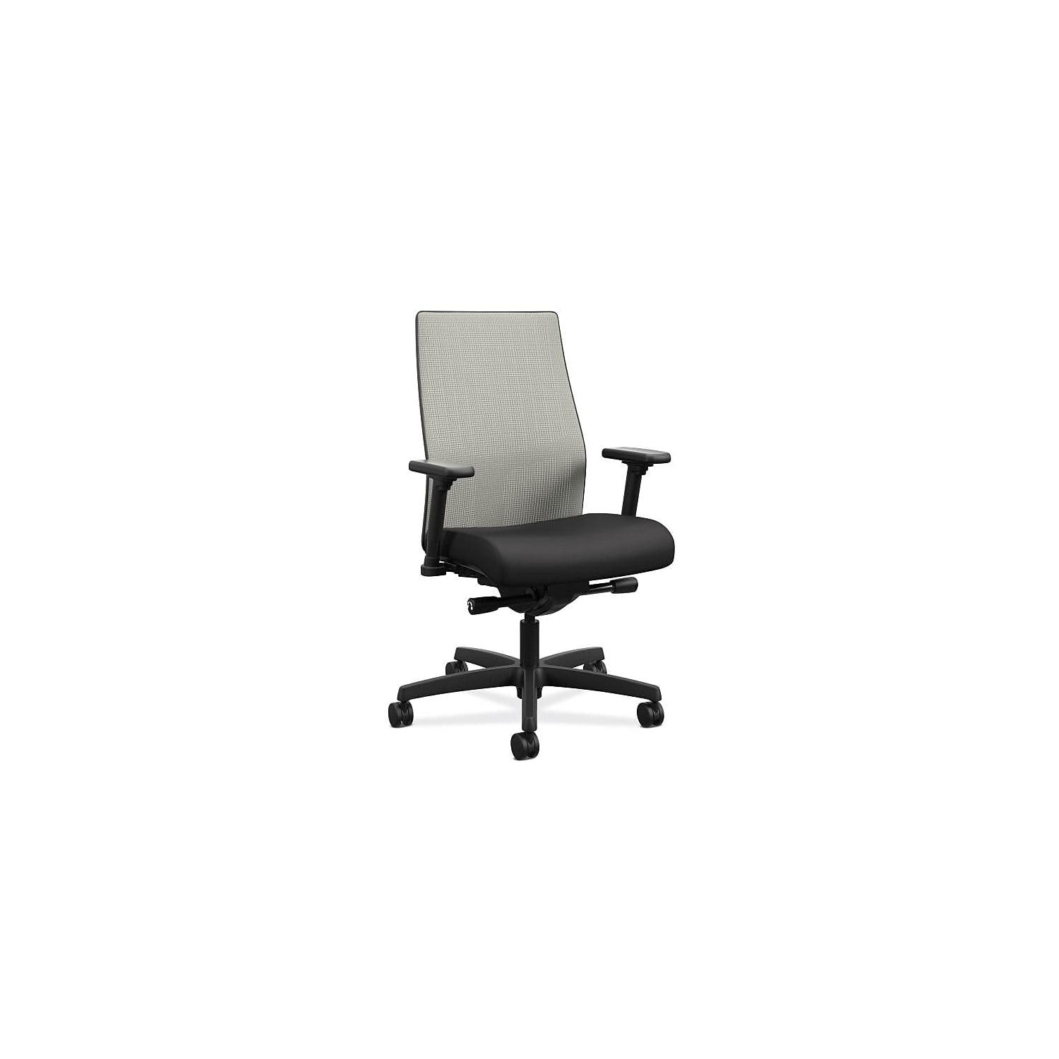 HON Ignition 2.0 ilira-Stretch Mesh/Fabric Mid-Back Task Chair Fog ...