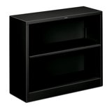 HON Metal Bookcase - Bookcase with Two Shelves, 34-1/2w x 12-5/8d x 29h ...