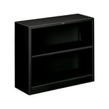 HON Metal Bookcase - Bookcase with Two Shelves, 34-1/2w x 12-5/8d x 29h ...