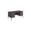 HON P3265RCL Metro Classic Right Pedestal Workstation Desk, 66w x 30d ...