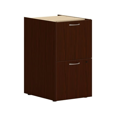 HON Flagship Mobile Box/Box/File Pedestal, Full Radius Pull, 28-7/8d ...