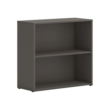 HON 10700 Series Wood Bookcase, Two Shelf, 36w x 13 1/8d x 29 5/8h ...