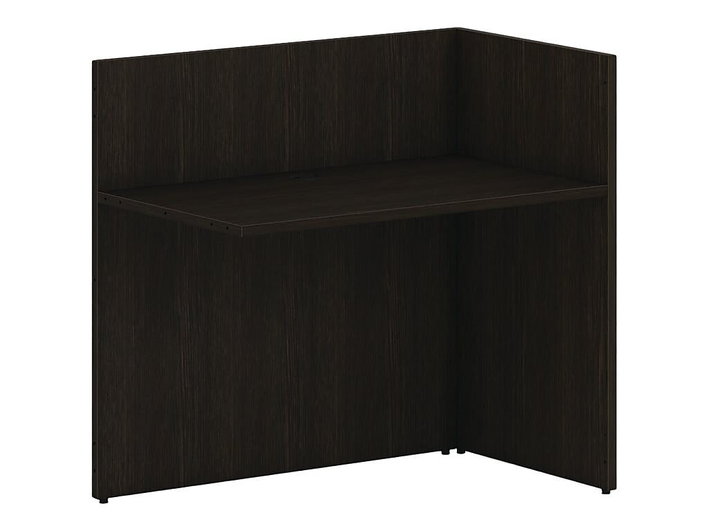 HON Mod 42" Reception Return Shell Desk Java Oak PLRRS4225LJ1 - Walmart ...