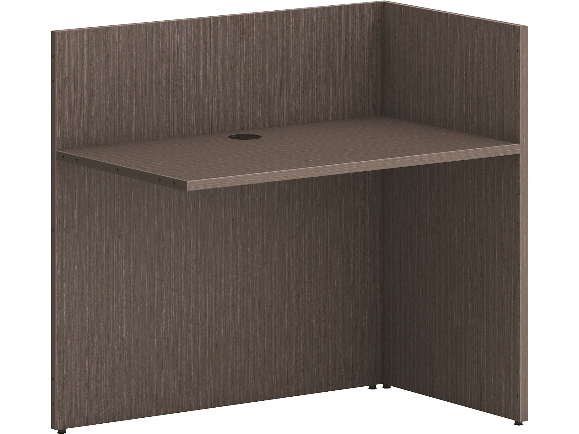 HON Mod 42" Reception Return Shell Slate Teak PLRRS4225LS1 - Walmart.com