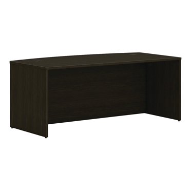 HON Mod Bowfront Desk 72" x 36" x 29" - Finish: Mahogany Laminate ...