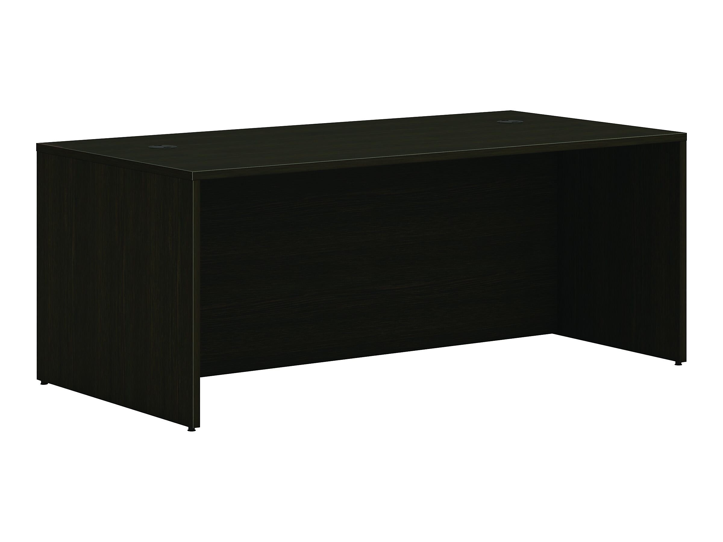 HON Mod 72" Desk Shell Java Oak LDS7236LJ1 - Walmart.com