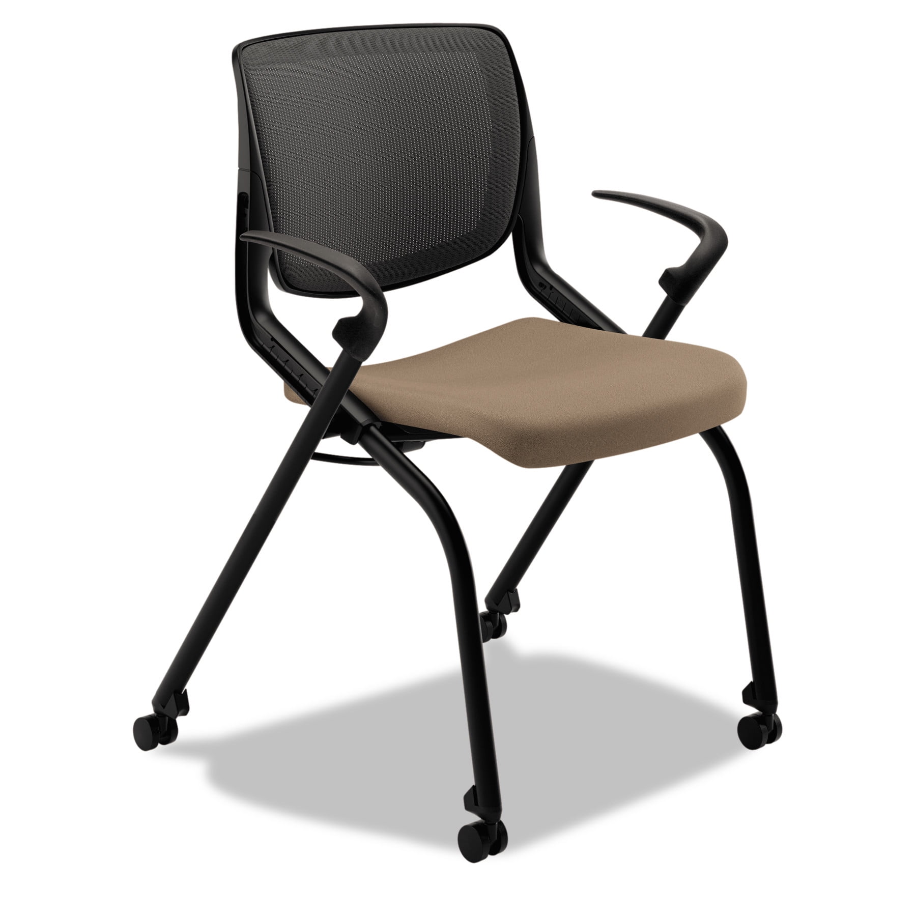 HON Motivate Seating Nesting/Stacking Flex-Back Chair, Morel/Shadow ...