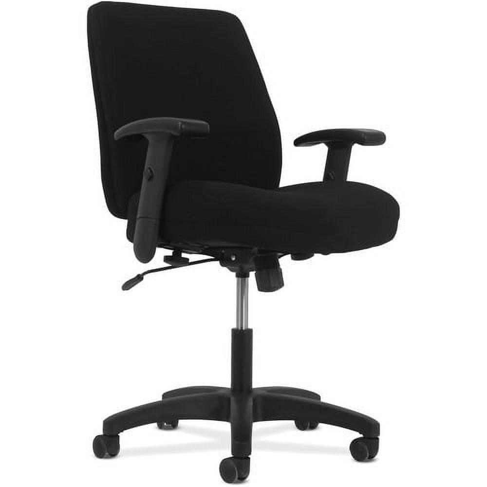 HON Network Series Seat Height Task Chair 5-star Base - Black - 19.87 ...