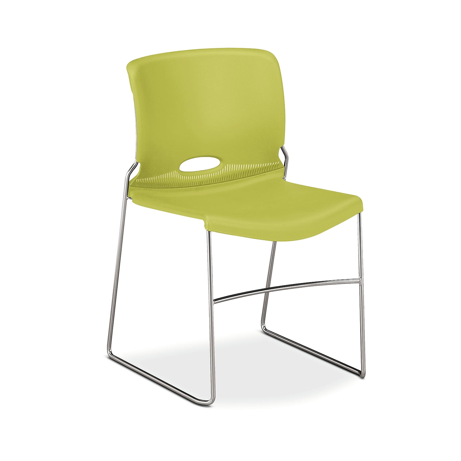 HON Olson Stacker High-Density Steel Stacking Chair Lime Shell 4/Carton ...
