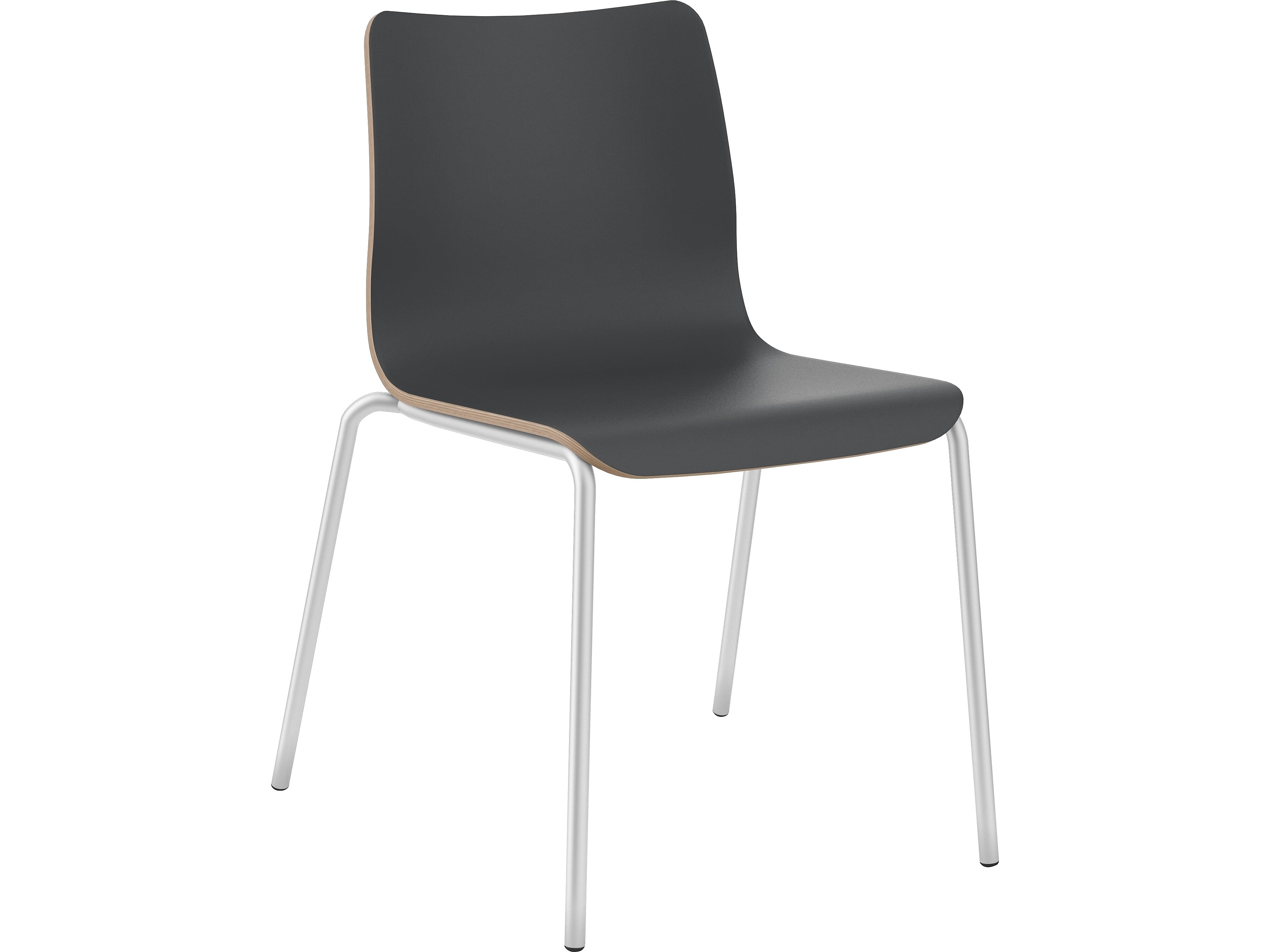 HON Ruck Modern Laminate Dining Chair Charcoal RUCK1LSP8 - Walmart.com