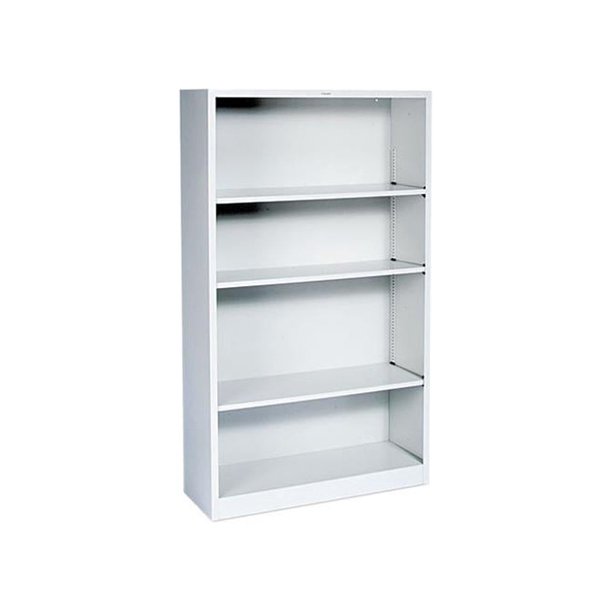 HON S60ABCQ Metal Bookcase, 4 Shelves, 59.00" x 34.50" x 12.60", Light ...