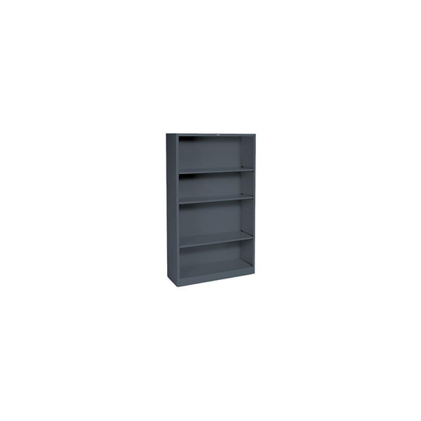 HON S60ABCS Metal Bookcase, 4 Shelves, 34-1/2w x 12-5/8d x 59h ...