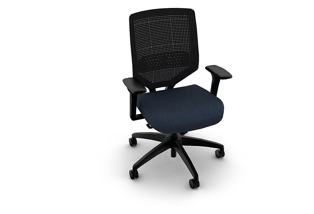 HON Solve Fabric Mid-Back Managerial Chair Black SVM1ALAX13TK - Walmart ...