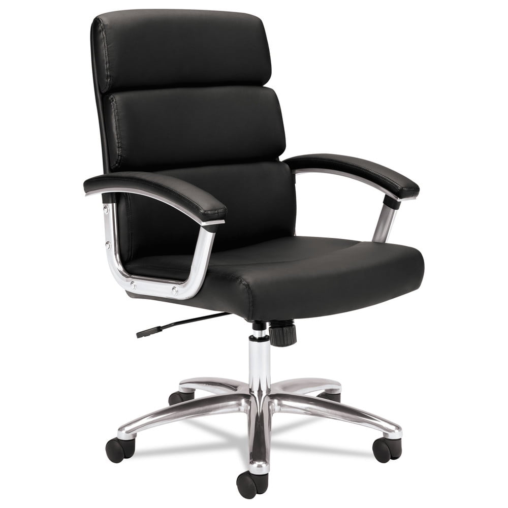 HON Traction High-Back Executive Chair, with Fixed Arms, in Black ...