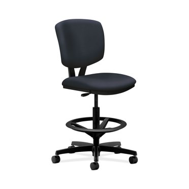 basyx VL215 Armless Task Stool, Black - Walmart.com