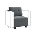 HONBAY Middle Seat Module for Velvet Modular Sectioanl Sofa, Accent ...
