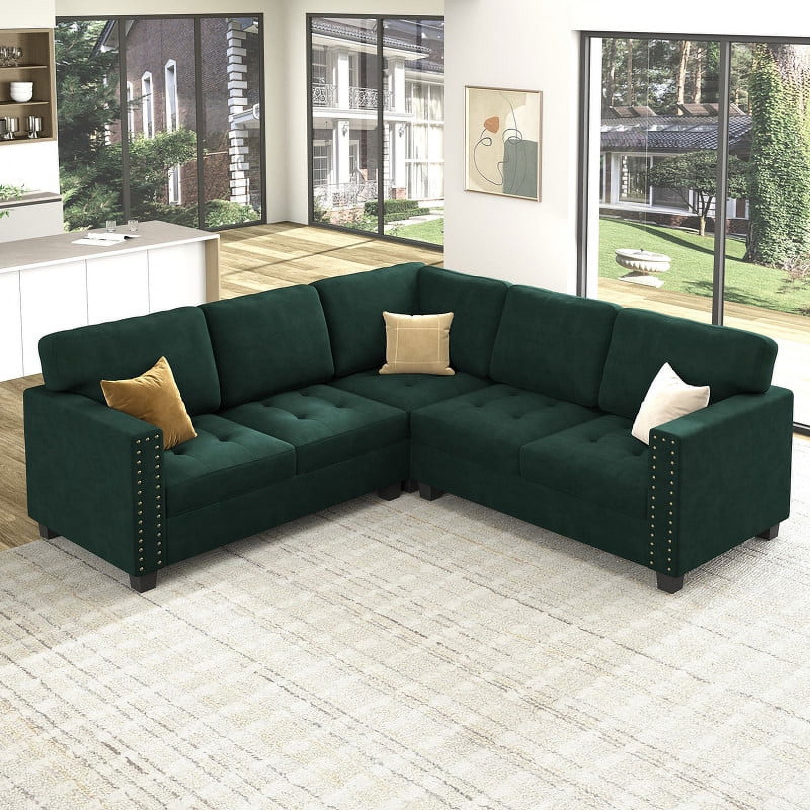 Free Shipping! HONBAY Modern L Shape Sectional Sofa with Large Storage ...