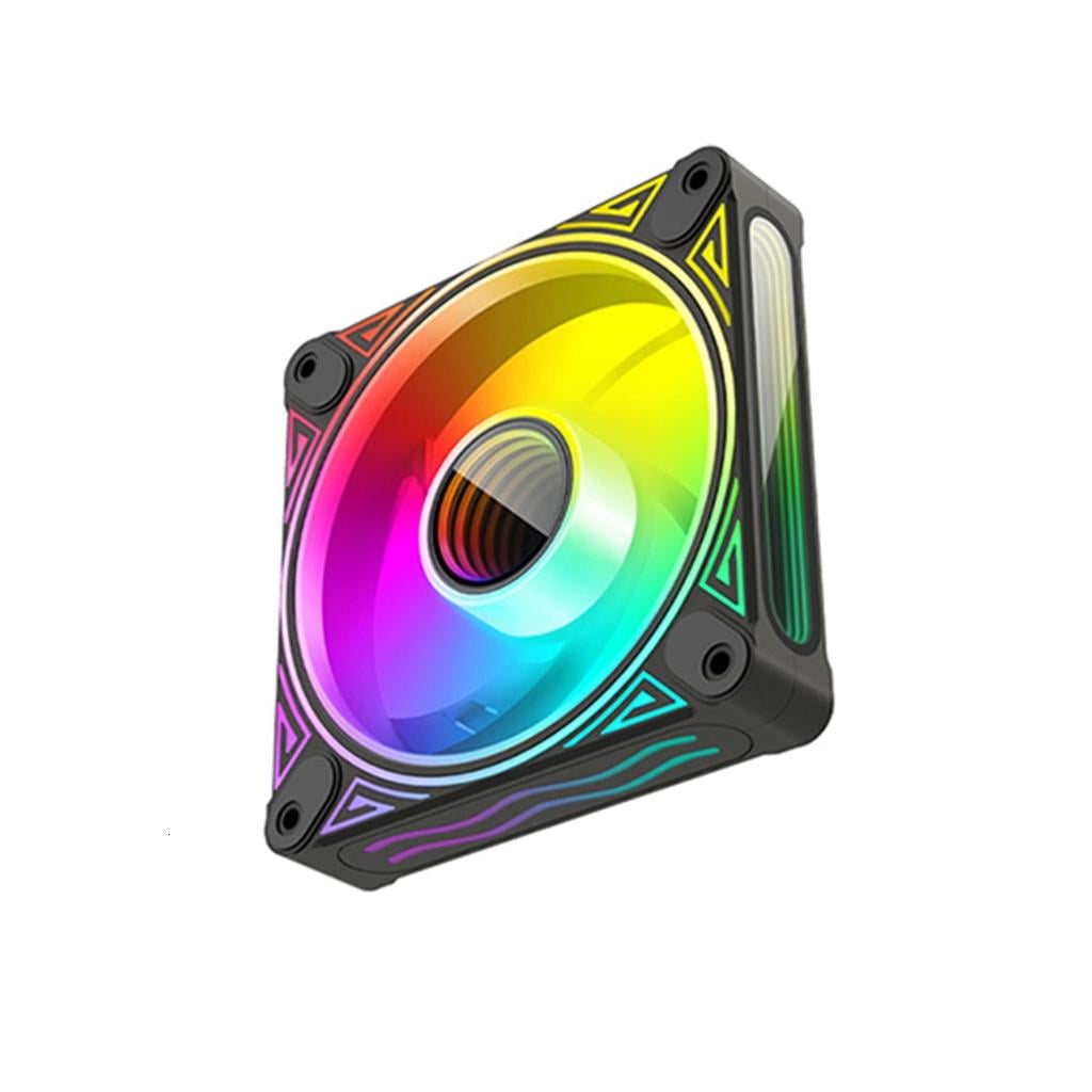 HONCLL 120mm Silent Control Computer Cooling ARGB Case Fans Aura Sync ...