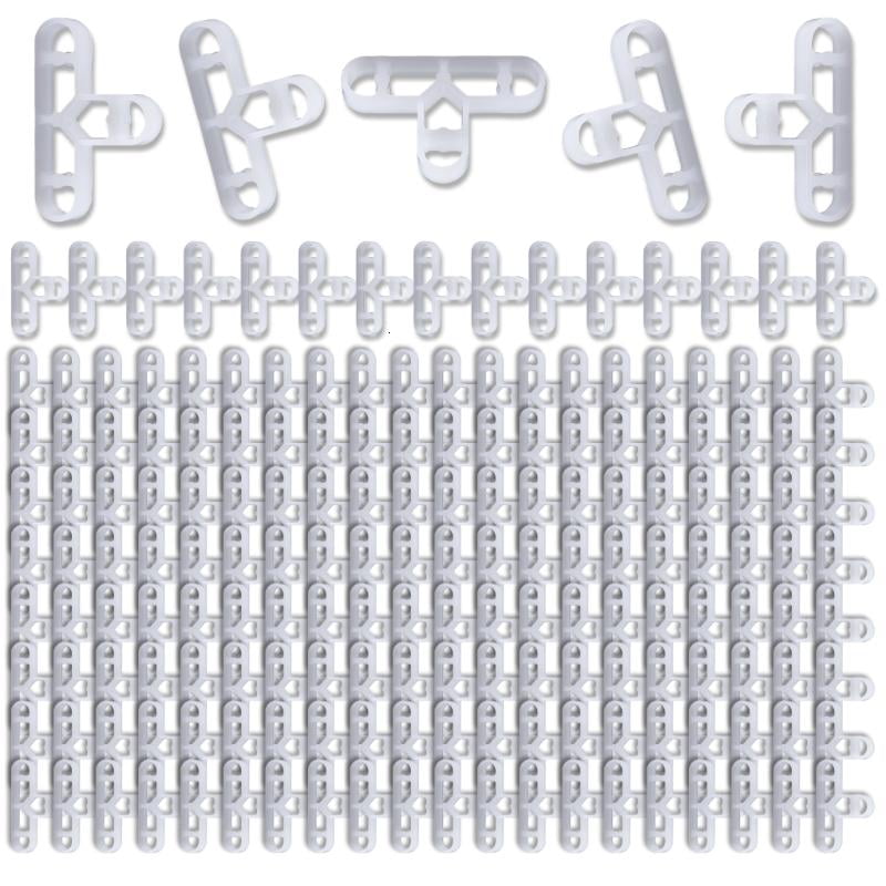 HONCLL 200 Pieces Clear 3/8 Inch Tile Spacers for Brick Veneer and Deck ...