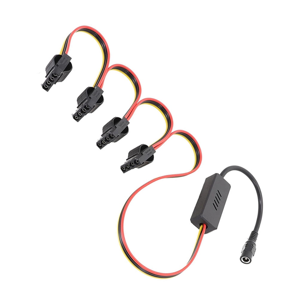 Tizuqe 5525 to 4Pin HDD Extension Power Adapter Cable 12V To 5V Step ...