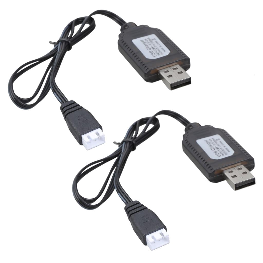 HONCLL 7.4V Battery USB Charger Cable with SM2.0 3P 4P XH 3P Connectors ...