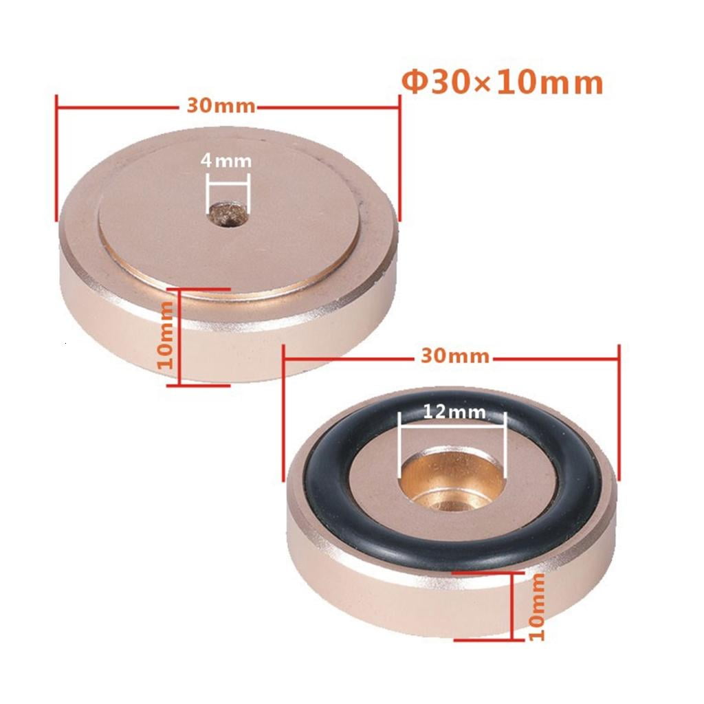 HONCLL Aluminum Stabilization Pad Slip Proof Rubber Foot for Auditory ...
