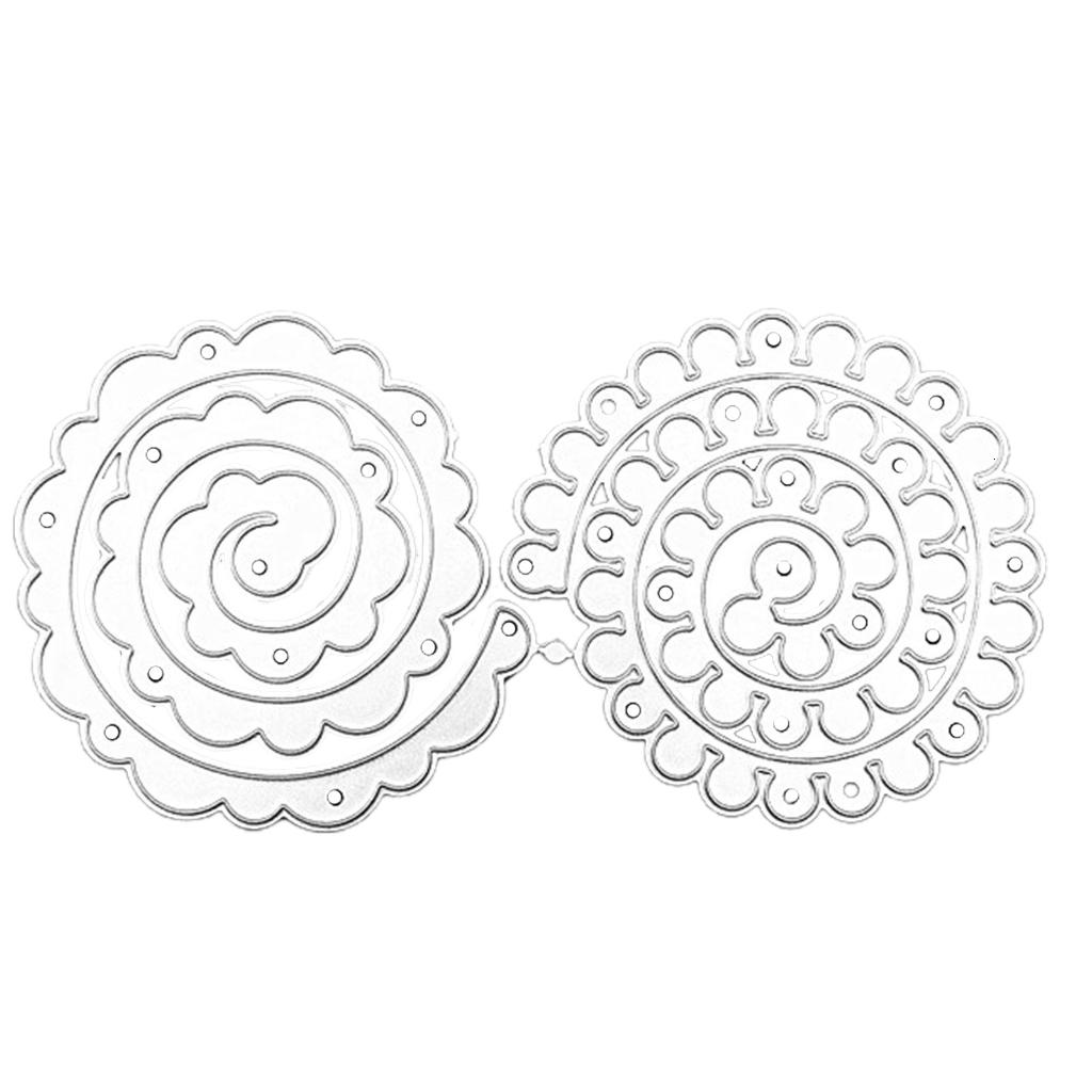 HONCLL Blossomed Flower Cutting Dies for Card Making DIY Paper Crafs ...