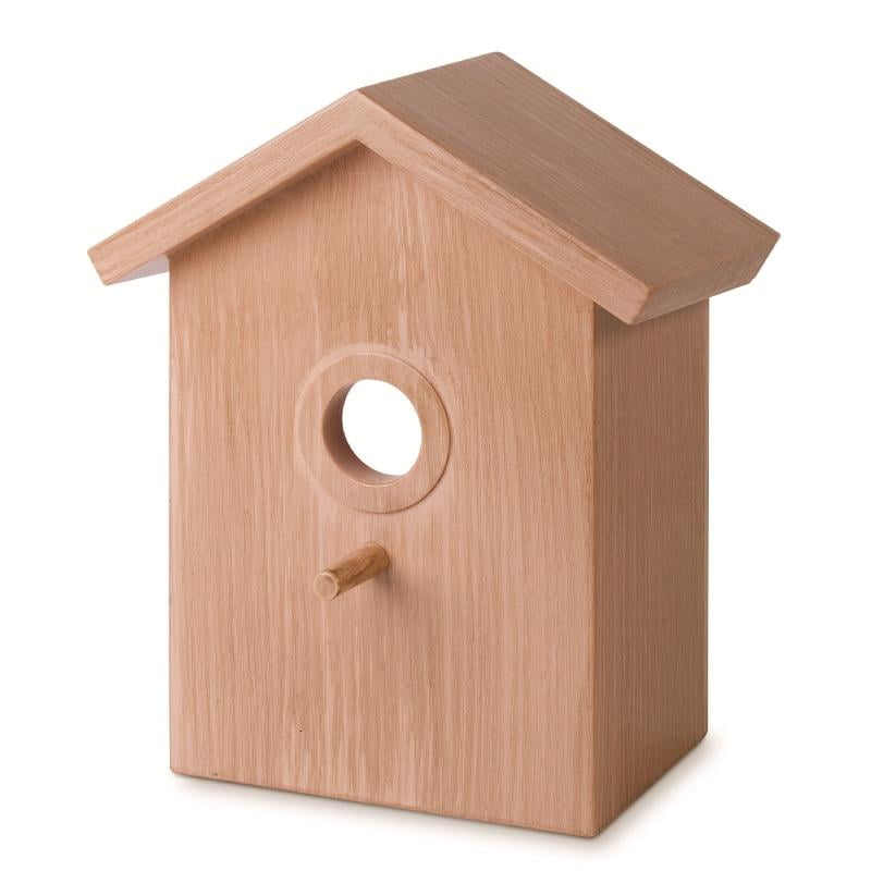 HONCLL Blue Birds House Wooden Window Birdhouse Weatherproof Bird Nest ...