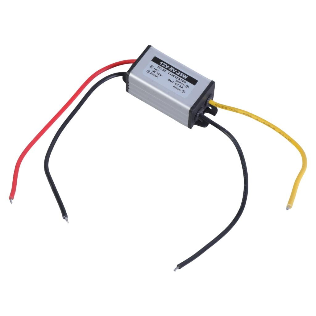 HONCLL Buckk Converters 12V to 5V 5A 25W Voltages Stabilizers Regulator Automatic Buckk Step ...