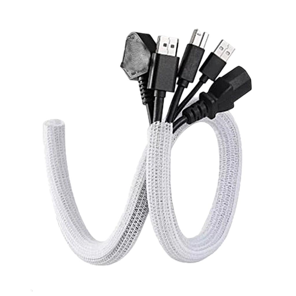 HONCLL Cable Sleeve Split Cord Protectors Split Sleeving Pet Proof ...
