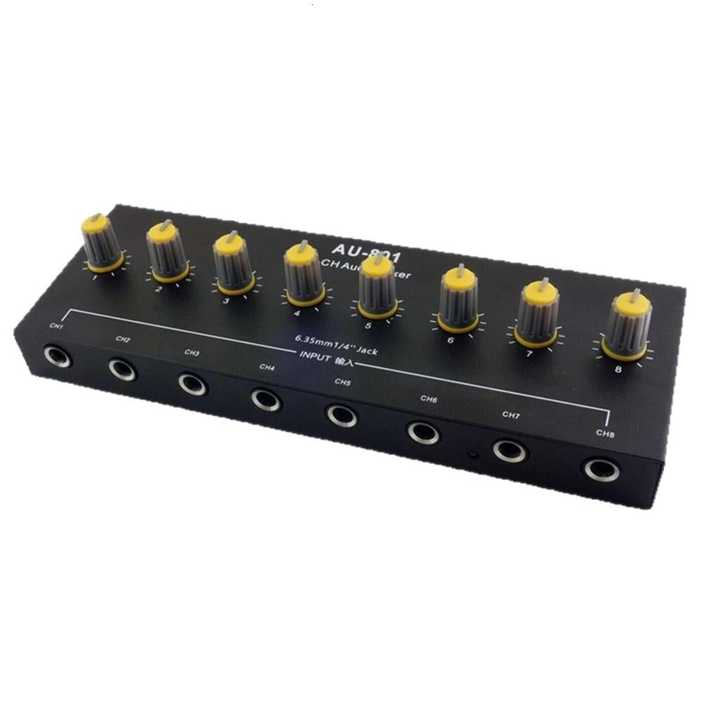 HONCLL Compactly Audios Mixer With 8 Inputs And 1Output For Live Sound ...