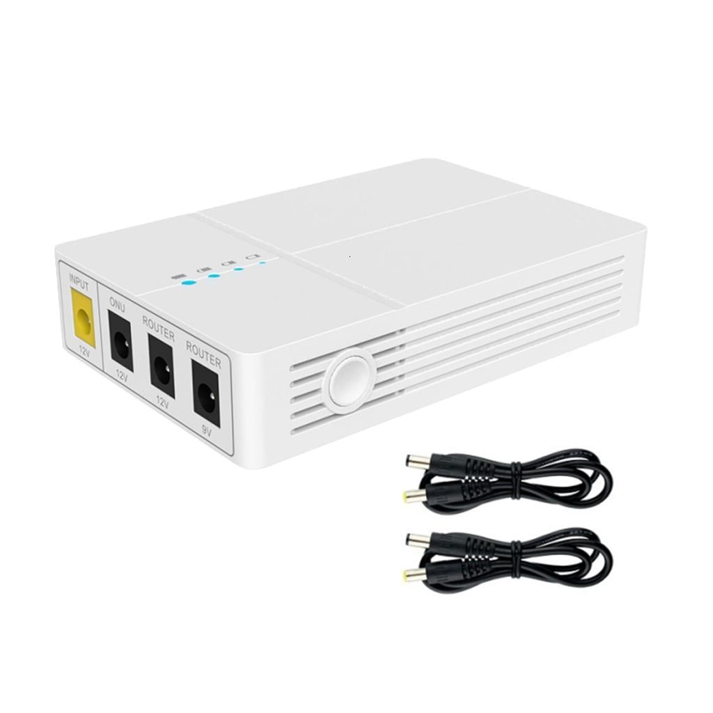 HONCLL Compactly Mini UPS Battery Backup Builts-in 7800mA For Office ...