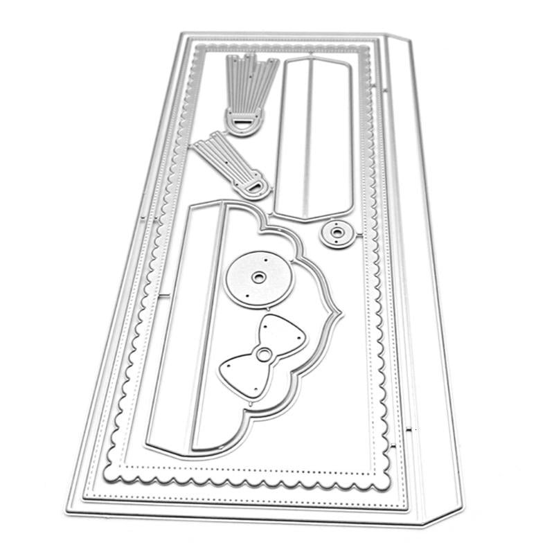 HONCLL DIY Embossing Card Knife Envelope Set Mould, Carbon Steel ...