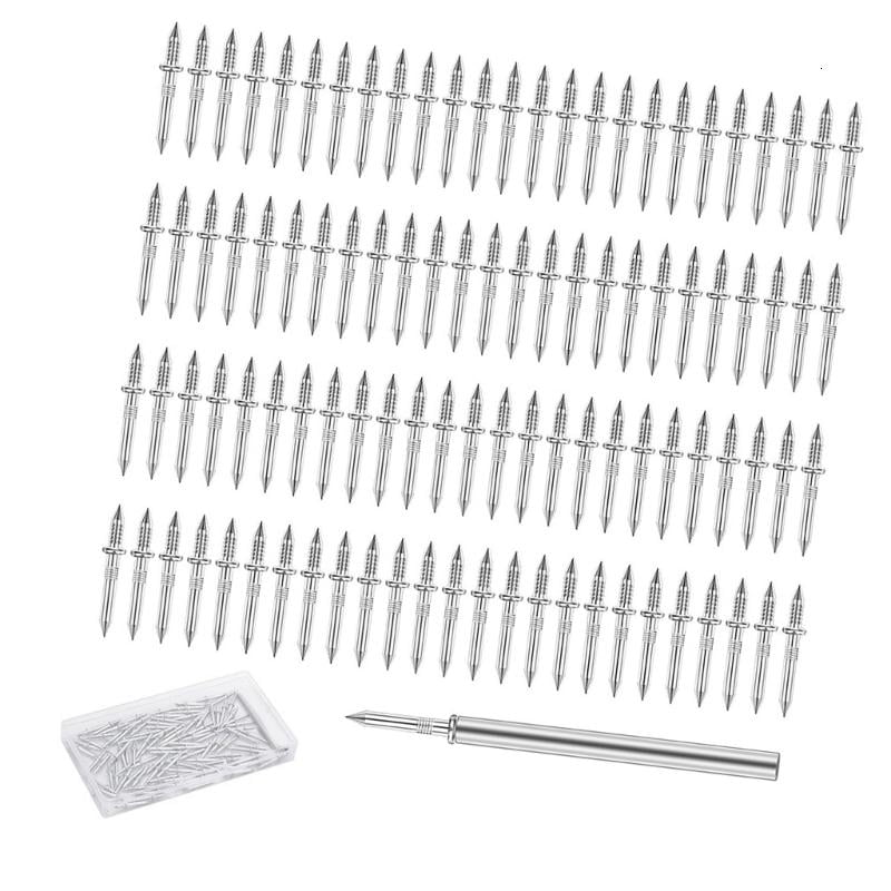 HONCLL Double Head Nail Set Invisible Fixing with Sleeve Tool Fastener ...