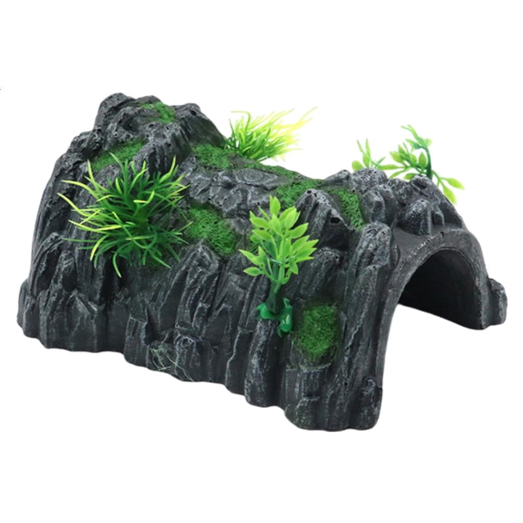 HONCLL Durability Resins Tortoises Retreat Turtles Climbing Platform ...