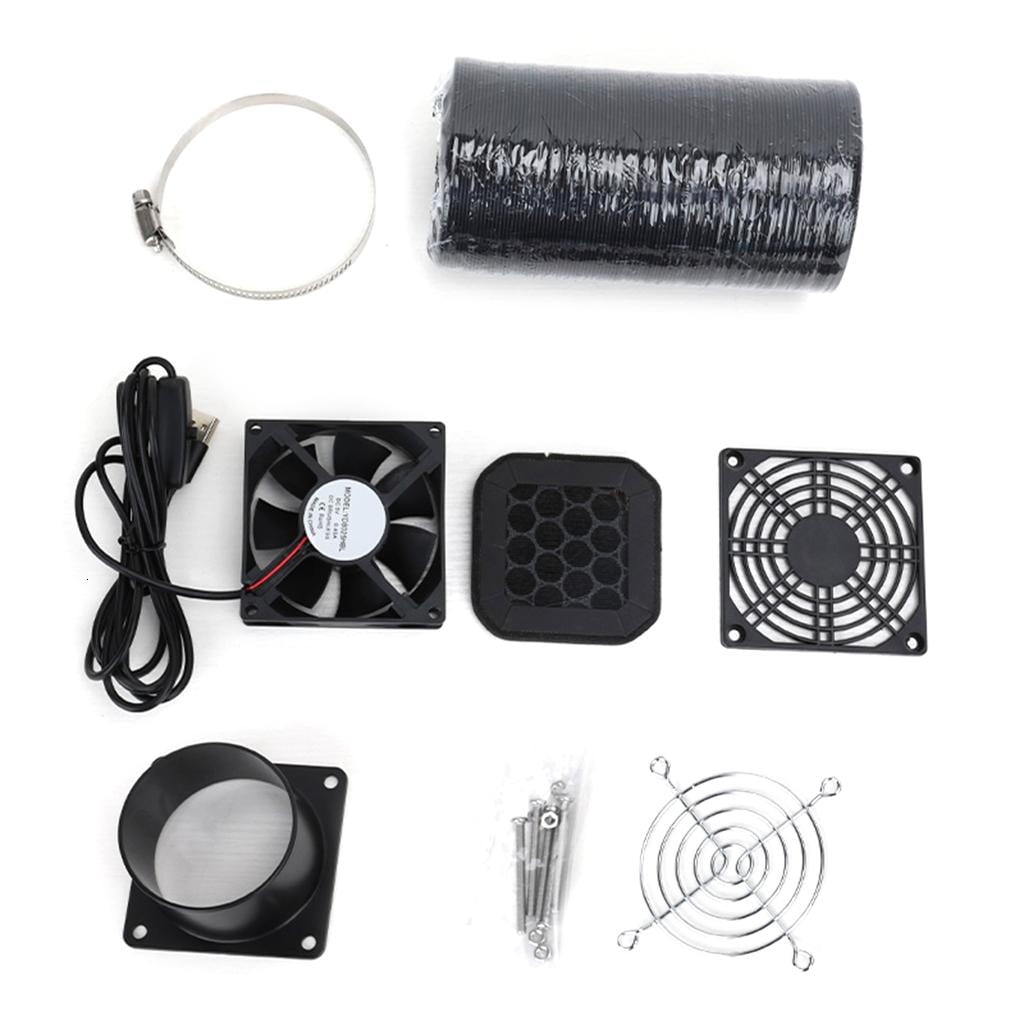 HONCLL Fume Extractor Fan Pipe Duct Exhuast Fan Electric Kitchen ...