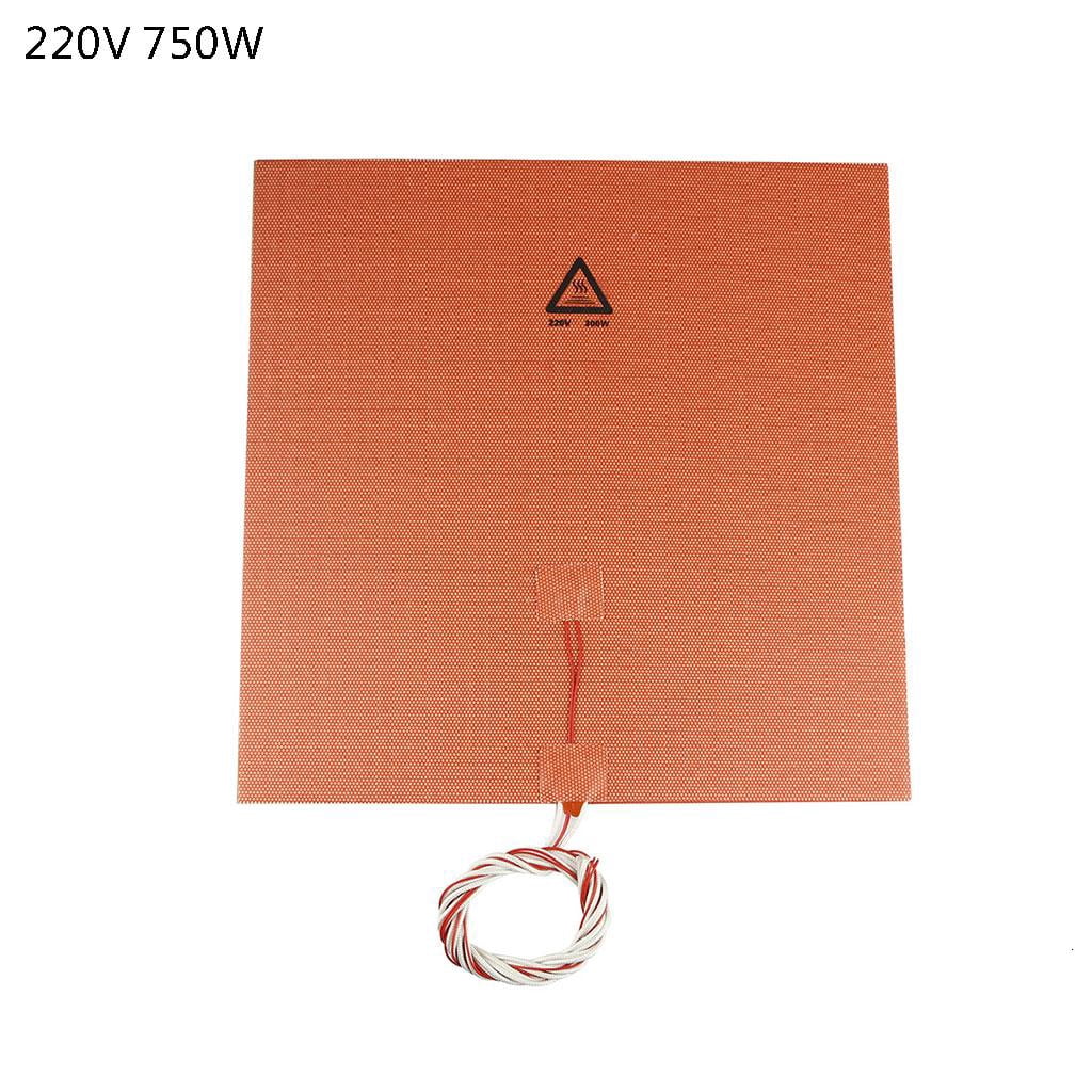 HONCLL Hot Bed Silicone Thermal Pad 300x300mm 220V 750W Imported Hotbed ...