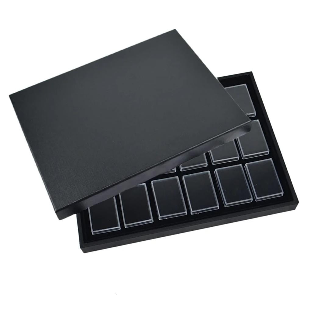 HONCLL Jewelry and Gemstones Storage Box 18 Compartments Organiser for ...