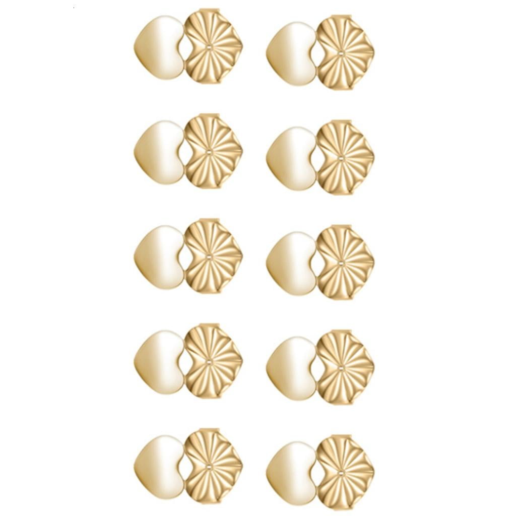 HONCLL Pack of 10 Sturdy Earplug Retainer Earring Backs For Heavy ...