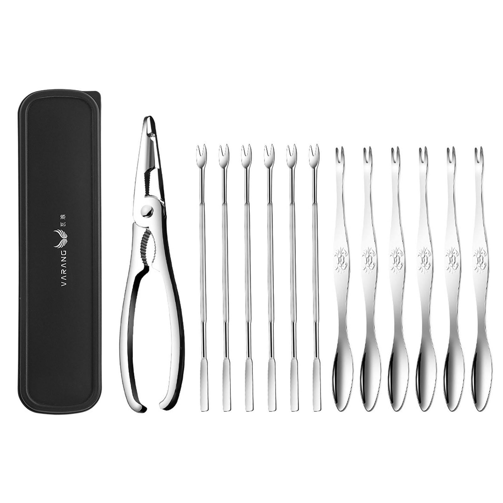 HONCLL Prawn Peeler Portable Seafood Tool Stainless Steel Crab Peel ...