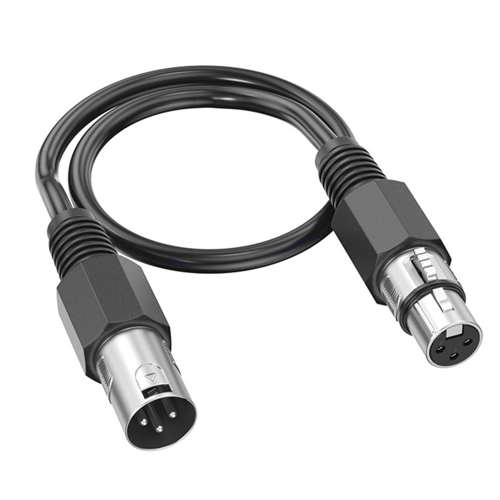 HONCLL Professional 3Pin Male to Female Cable For Microphone Speakers ...
