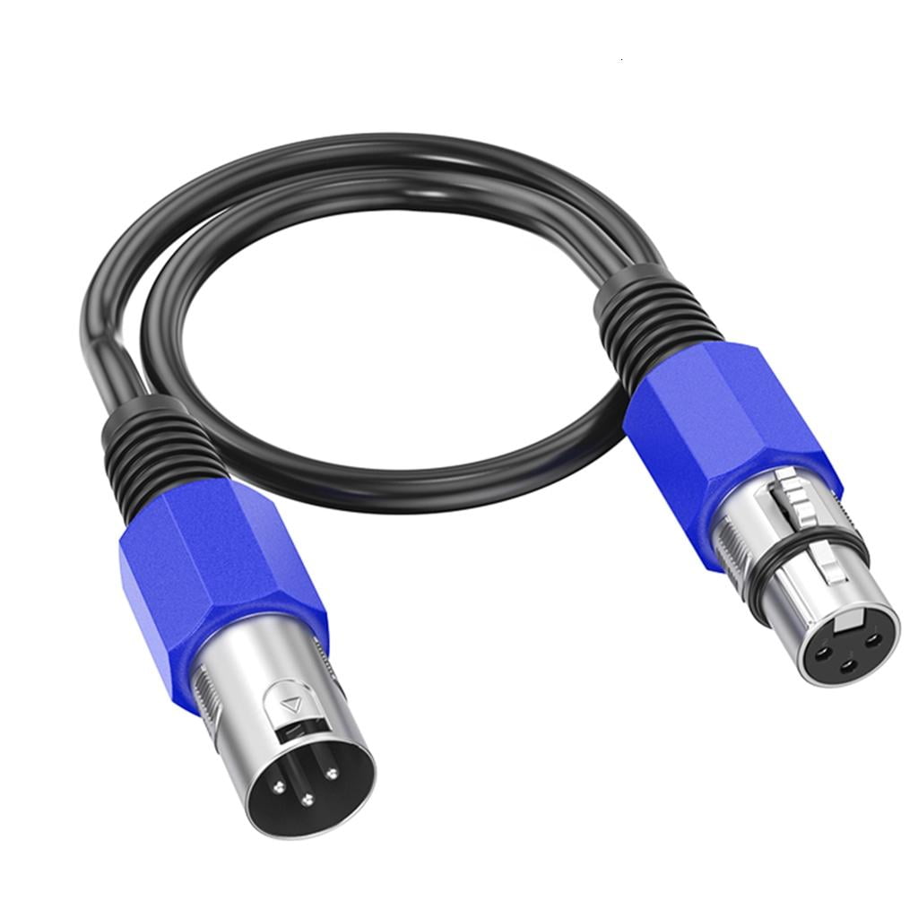 HONCLL Professional 3Pin Male to Female Cable For Microphone Speakers ...