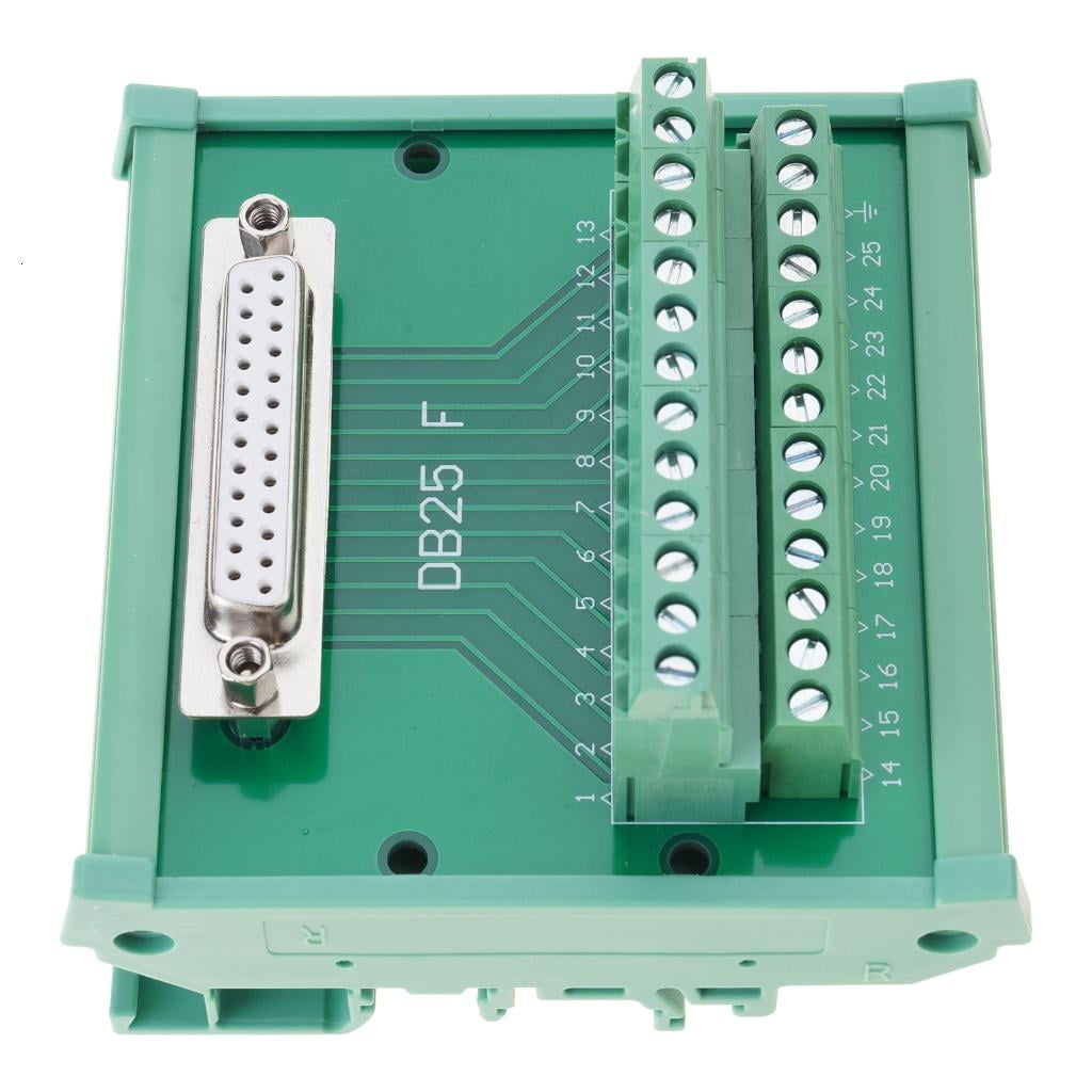 HONCLL Rail Style D SUB D9/D15/D25/D37/D50/D62/D78 Connector Terminal ...