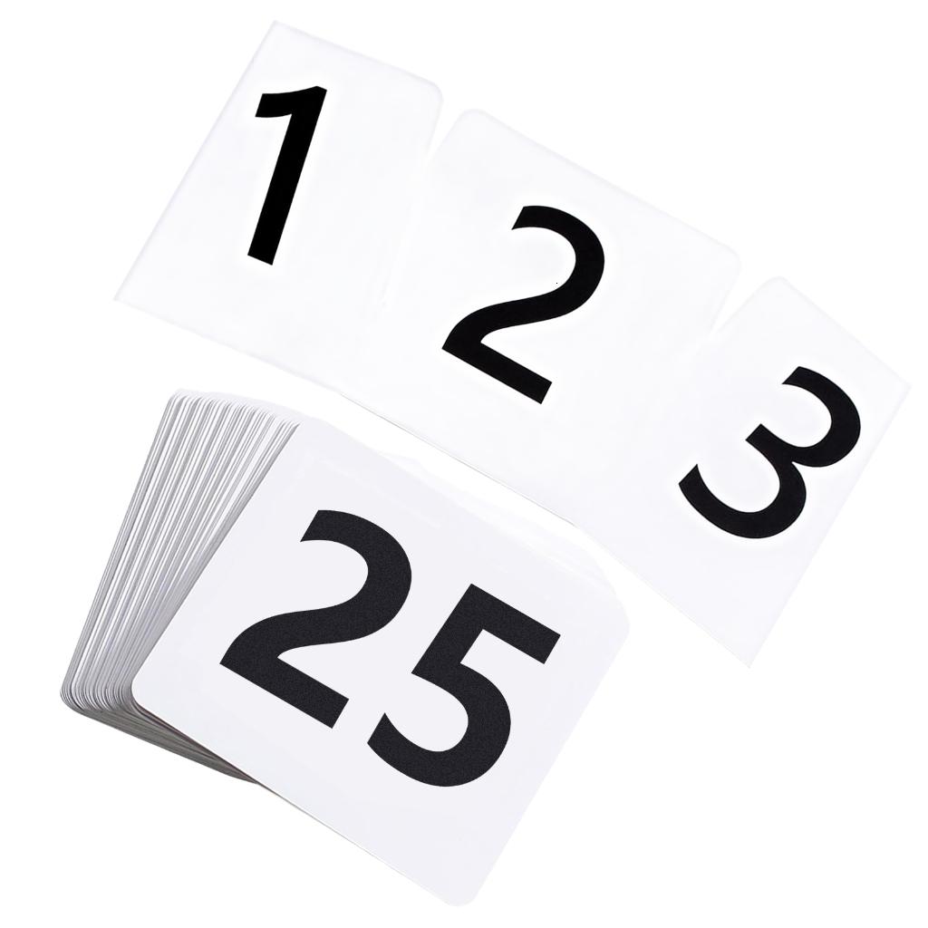 HONCLL Seating Number Cards for Weddings Meetings and Classrooms Paper ...
