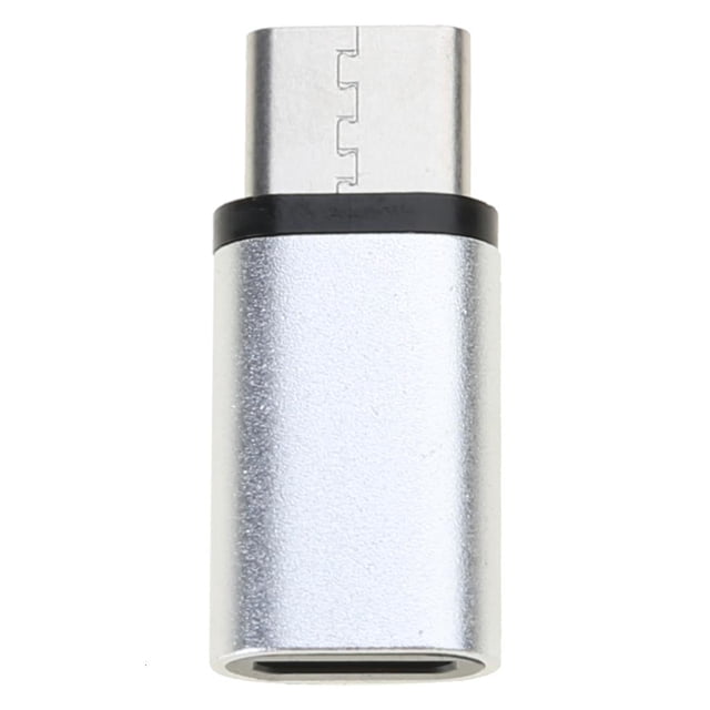 HONCLL Short USB Type C Female Device to MicroUSB Male Charger Adapter ...