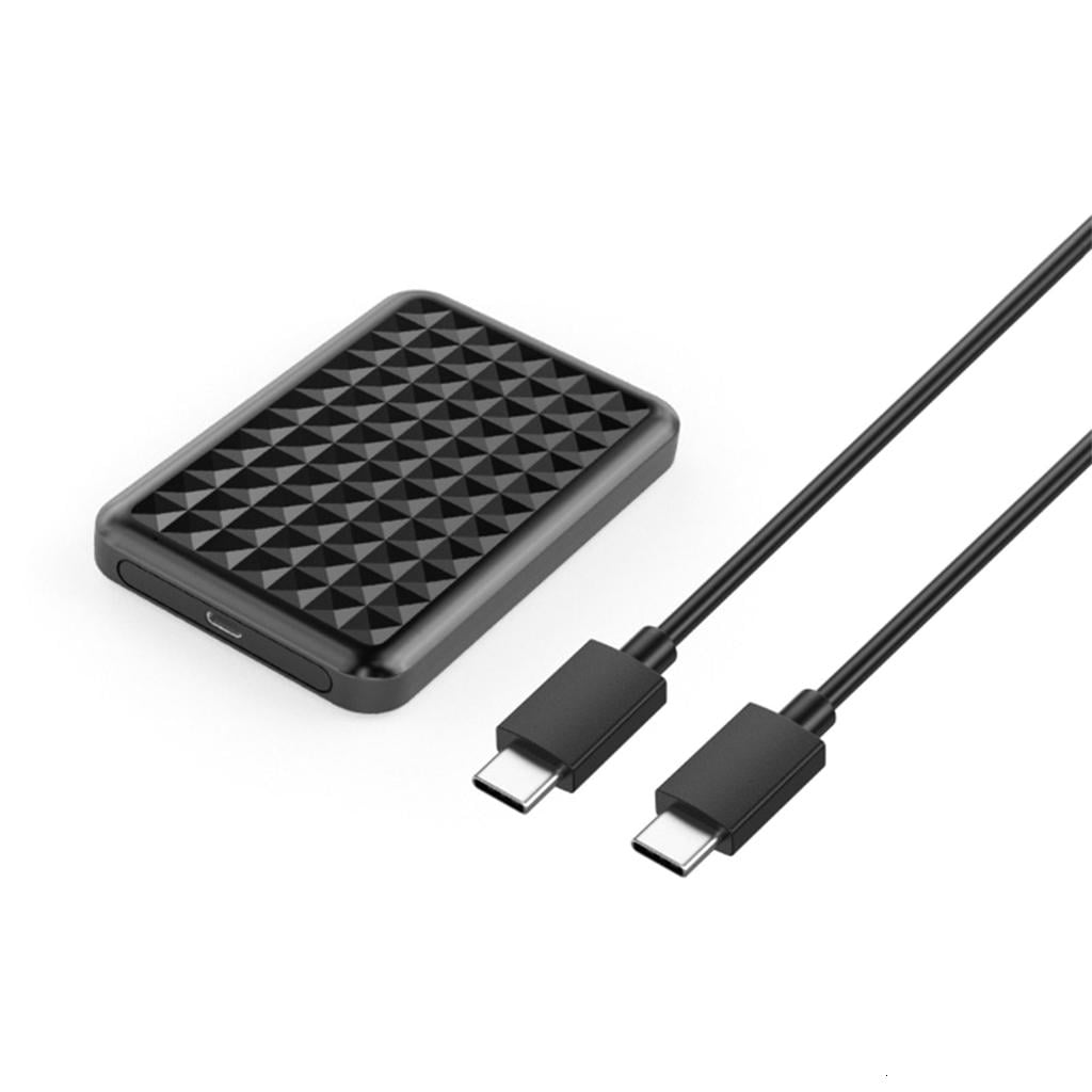 HONCLL USB External Drive Enclosure for 2.5Inch SSD with LED Indicator ...