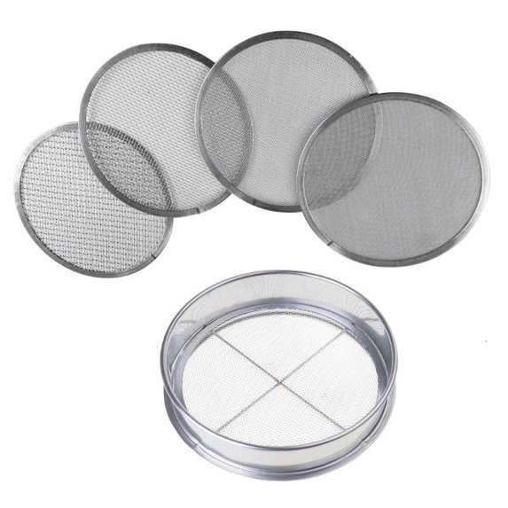 HONCLL Versatile Soil Sifter Set for Gardening Stainless Steel with 4 ...
