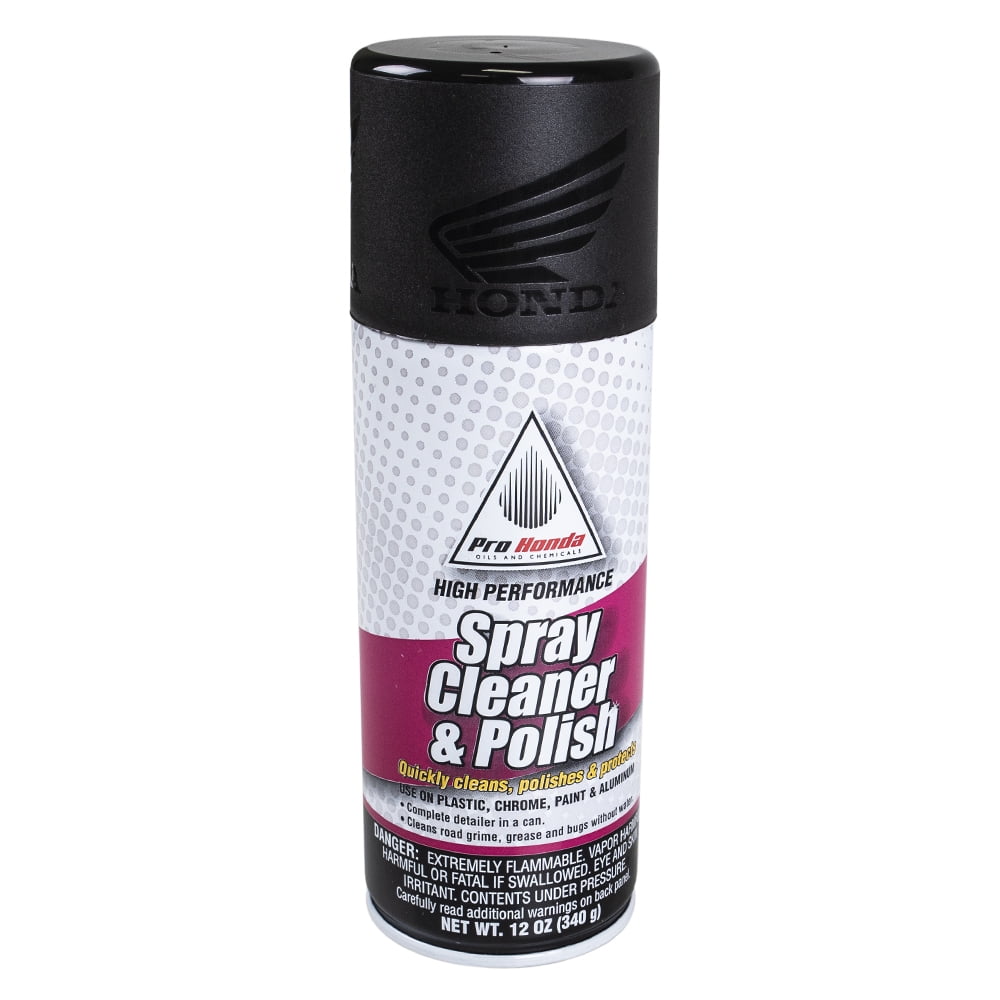 Honda Spray Cleaner and Polish, 12 oz, Cleans Plastic, Chrome, Paint ...