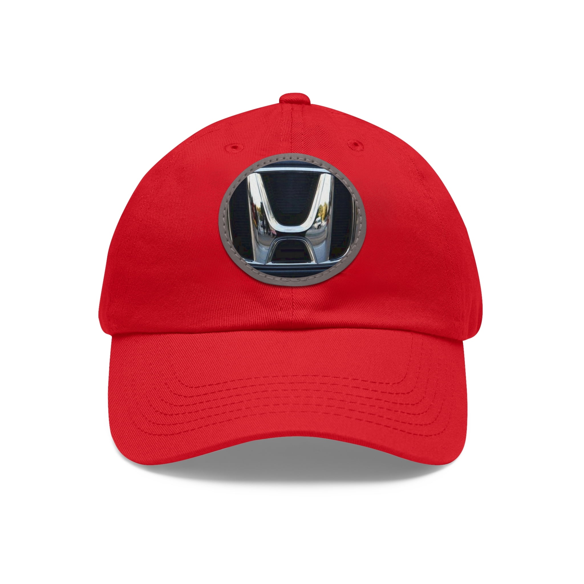 HONDA Dad Hat with Leather Patch (Round) - Walmart.com